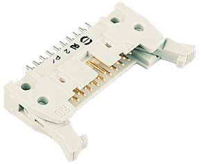 Connecteurs - EMBASE MULTIPÔLE CARRÉE HE10 HARTING - CONNECTEUR MALE ...