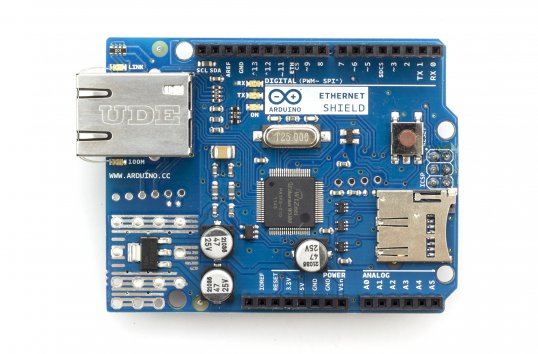 Outil de développement - ARDUINO ET TINKERKIT Shield Arduino ARDUINO - Shield ethernet 2 avec ...