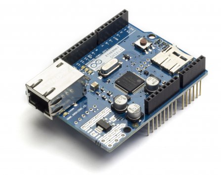 Outil de développement - ARDUINO ET TINKERKIT Shield Arduino ARDUINO - Shield ethernet 2 avec ...