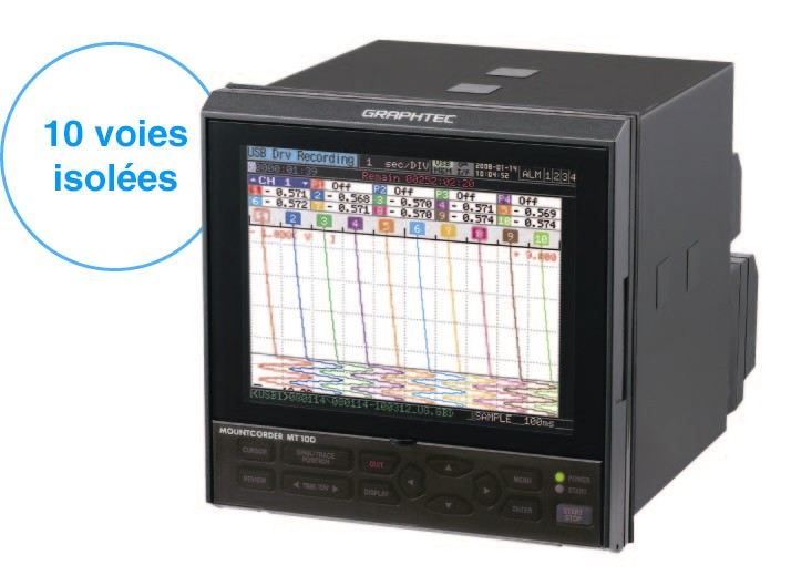 Appareils de mesure - ENREGISTEUR /DATA LOGGER Acquisition de données ...