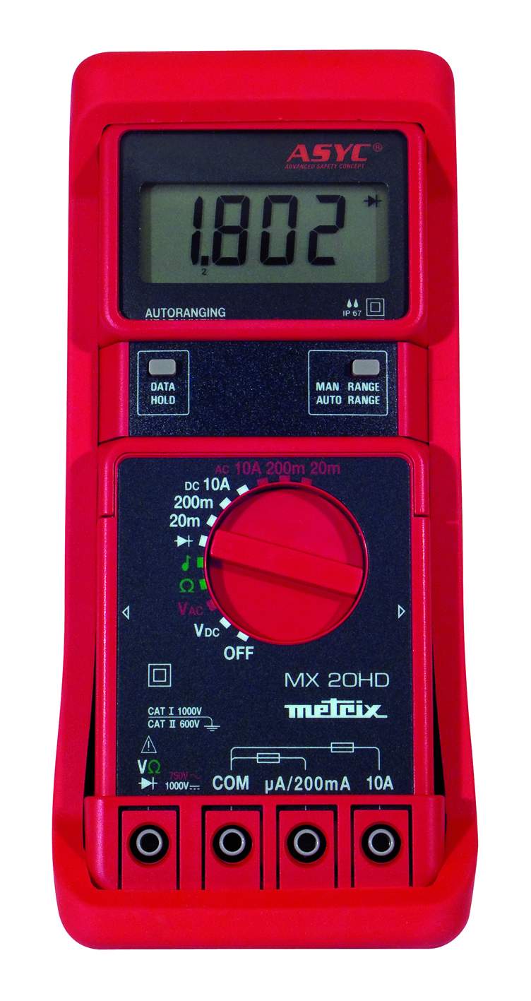 Appareils de mesure - MESURES DE TENSION MULTIMÈTRES NUMÉRIQUES METRIX ...