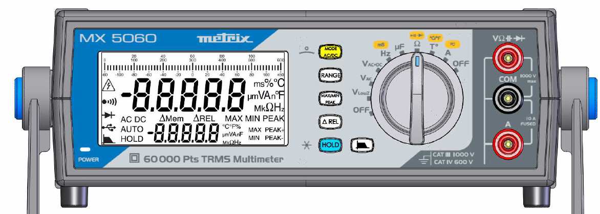 Appareils de mesure - MESURES DE TENSION MULTIMÈTRES DE TABLE METRIX ...