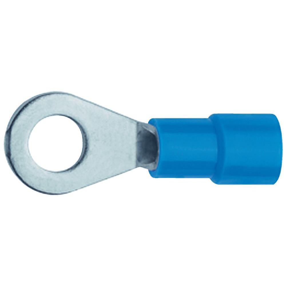 Cosse à oeillet isolée M10 bleu 2.5mm²