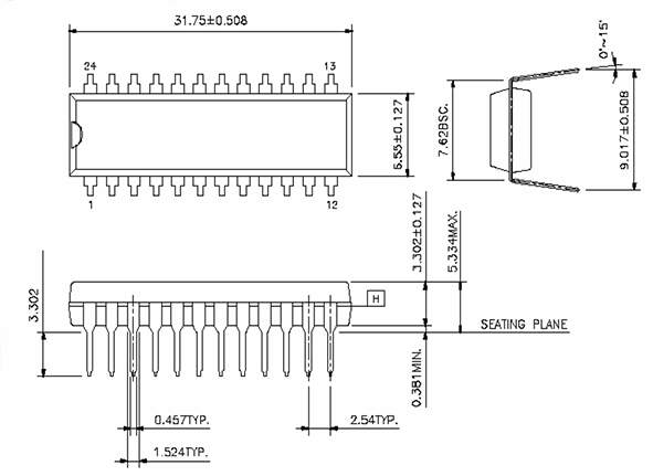 Circuits integrés - MÉMOIRES Mémoire RAM et FRAM ST MICROELECTRONICS - MEMOIRE SRAM 16K 2KX8BITS ...