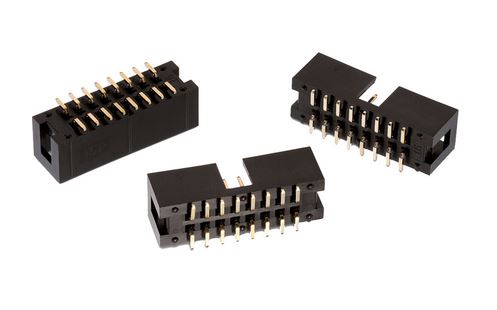 Connecteurs - CONNECTEUR MULTIPÔLE CARRÉ HE10 ANTELEC - Connecteur HE10 ...