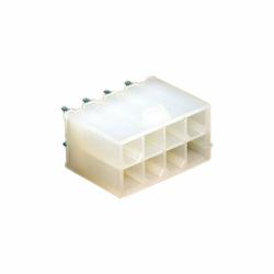 Connecteurs - EMBASE MULTIPÔLE CARRÉE MINI FIT MOLEX - CONNECTEUR FEMELLE MINI-FIT JR 8 CTS - L ...