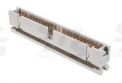 Connecteurs - CONNECTEUR MULTIPÔLE CARRÉ HE10 - CONN HE10 50PTS MÂLE ...