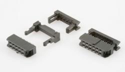 Connecteurs - CONNECTEUR MULTIPÔLE CARRÉ HE10 - HE10 droit femelle à ...