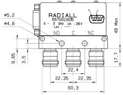 RF- Hyperfréquences - COMPOSANTS CONNECTORISÉS Switch relay avec ...