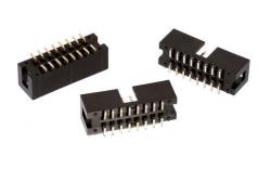 Connecteurs - CONNECTEUR MULTIPÔLE CARRÉ HE10 ANTELEC - Connecteur HE10 ...